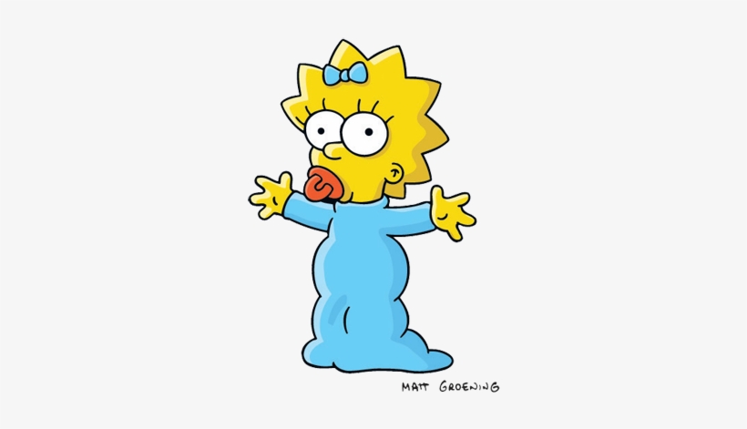 Todos Los Personajes De Los Simpson - Maggie Simpson PNG Image ...