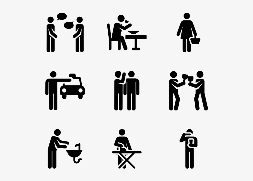 Pictograms Icon Family - Human Pictogram PNG Image | Transparent PNG ...