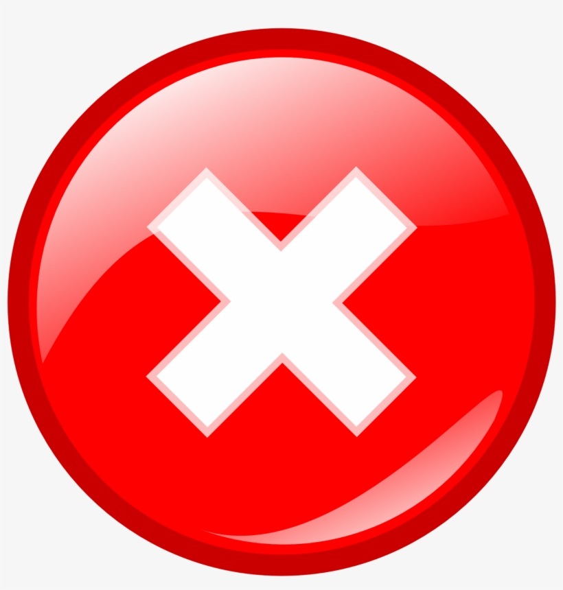 Download Red, Sign, Computer, Stop, Icon, Glass, Mark, Symbol - Error ...