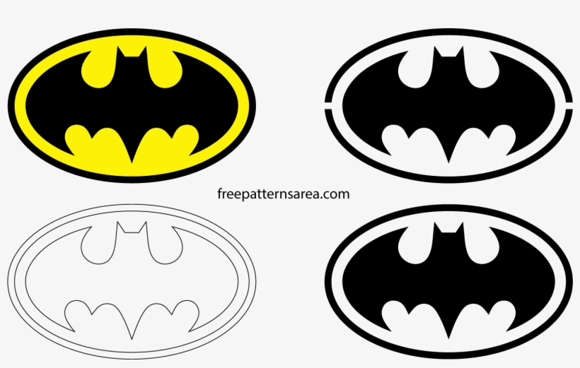Download Coloring Pages - Batman Logo | Transparent PNG Download | SeekPNG
