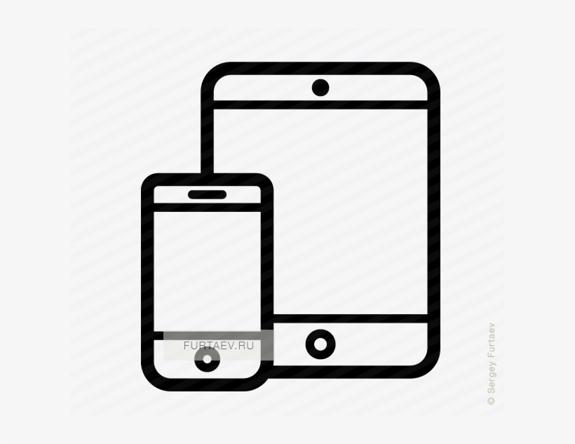 Download Mobile Phone Tablet Icon Png Download - Tablet And Phone Icon ...