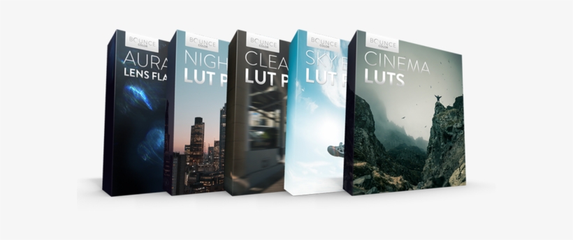 Complete Bundle Lut Pack Bounce Color Colour Luts Cinematic - Book Cover PNG Image | Transparent ...