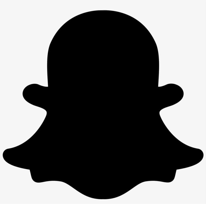 Black Snapchat Logo Png PNG Image | Transparent PNG Free Download on ...
