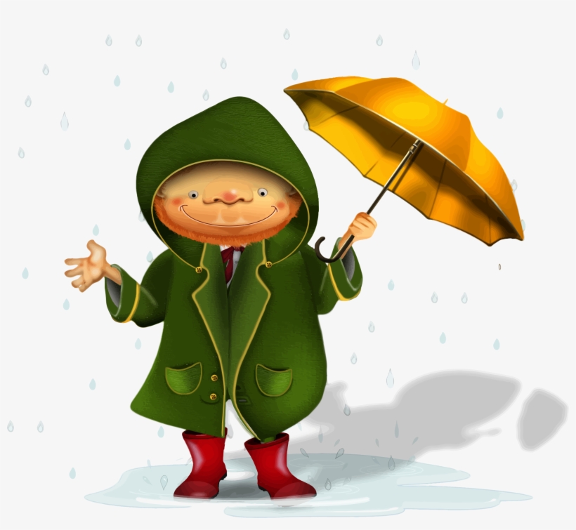 This Free Icons Png Design Of Man In Rain PNG Image | Transparent PNG ...