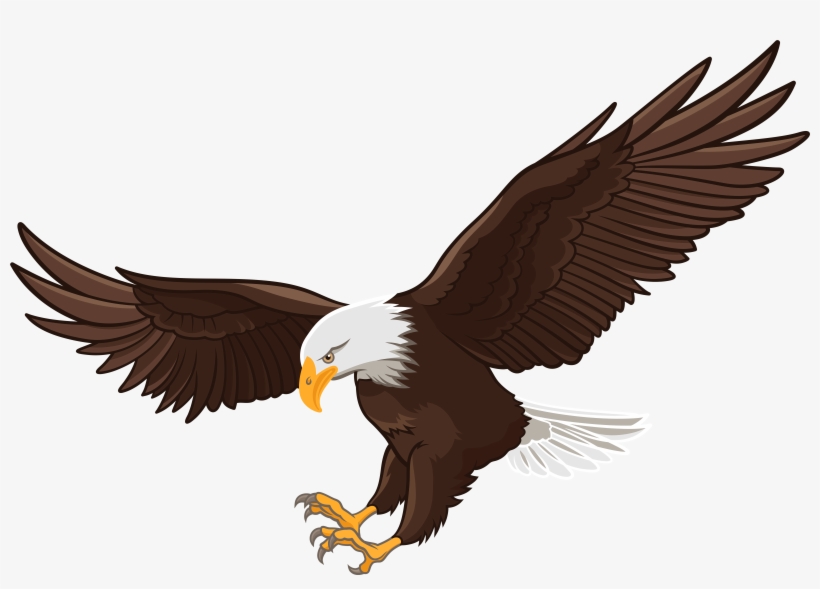 Flying Eagle Clip Art