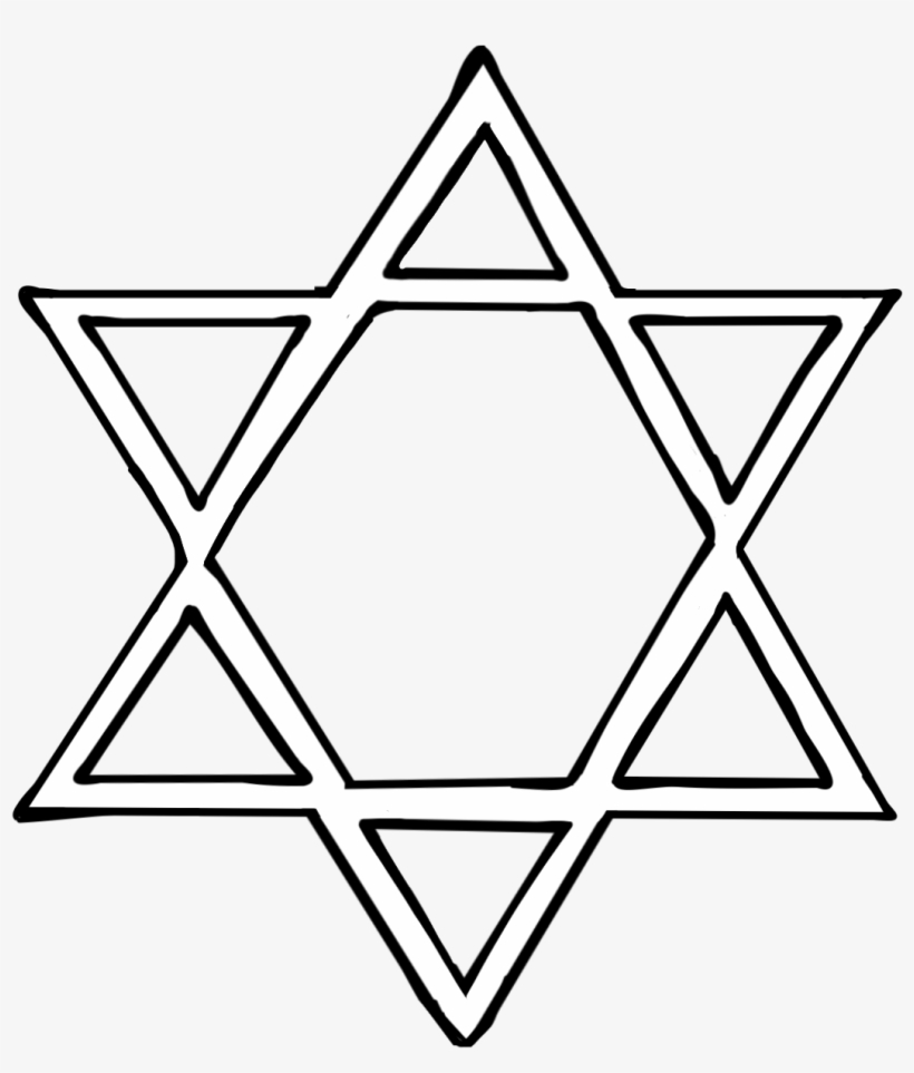 Bw Star Clip Art Png Free Download - Transparent Star Of David PNG ...