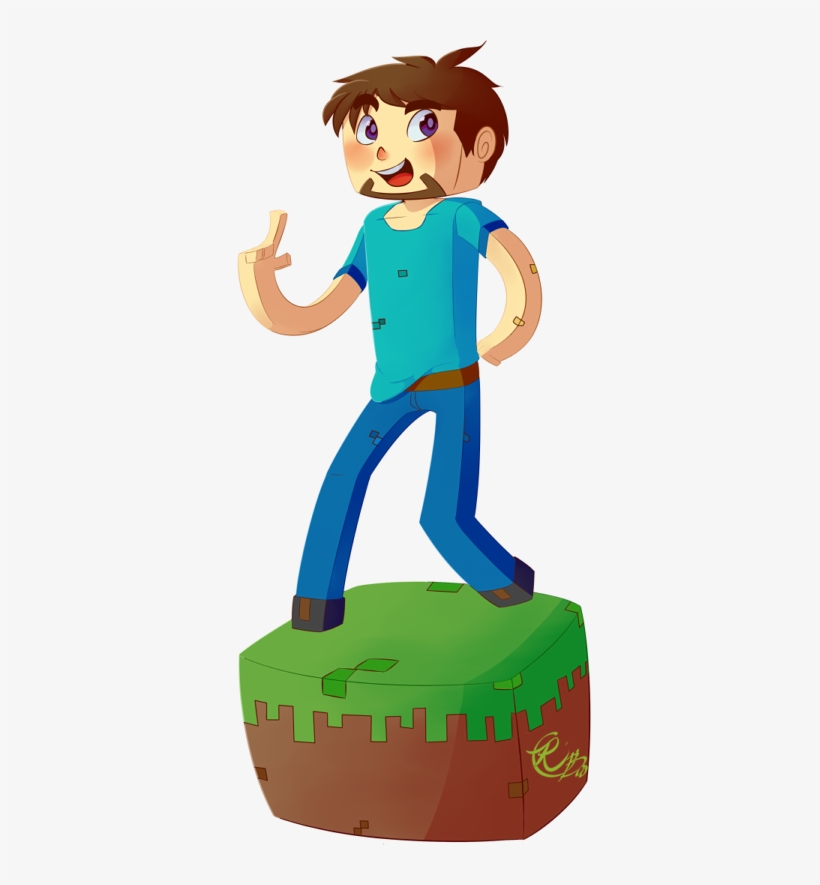 Minecraft Steve By Riboo On Deviantart PNG Image | Transparent PNG Free ...