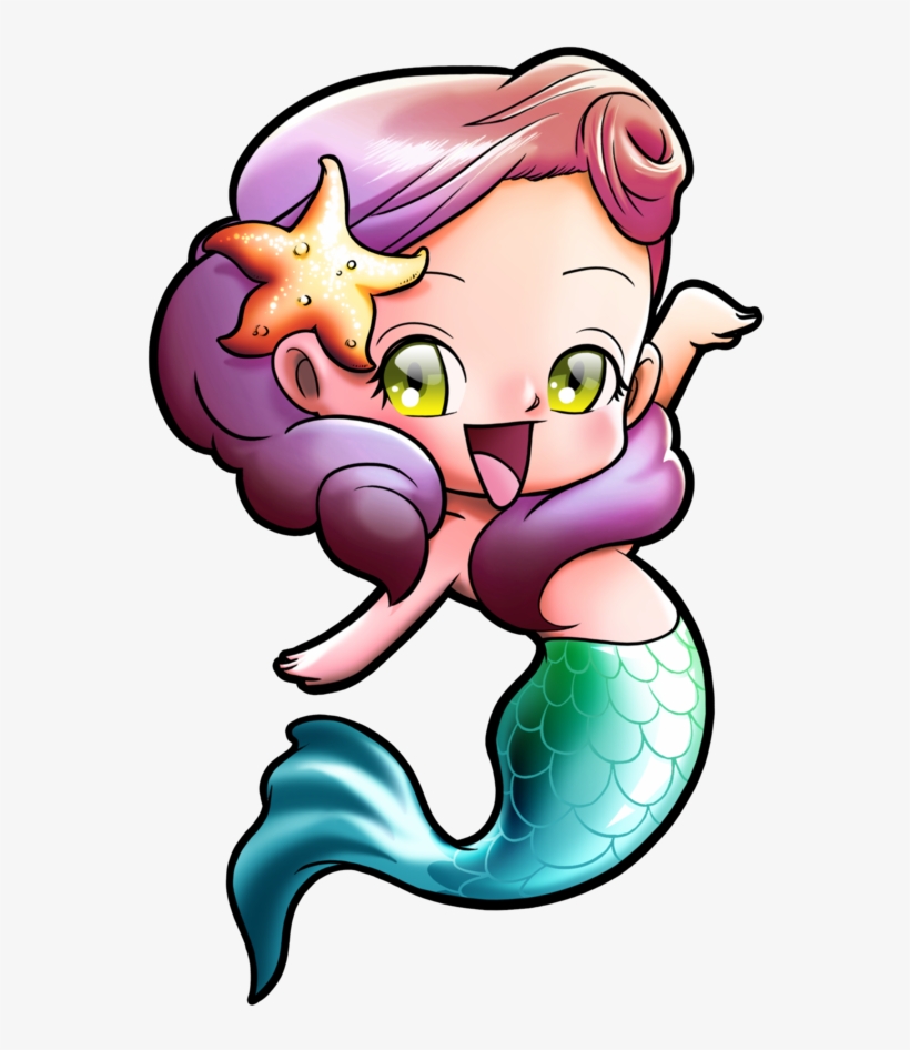 Download Chibi Mermaid By Gomitas On Deviantart - Chibi Mermaid ...