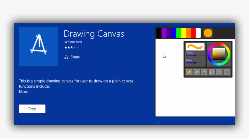 Download Drawing Canvas App - Windows 10 Drawing App | Transparent PNG ...