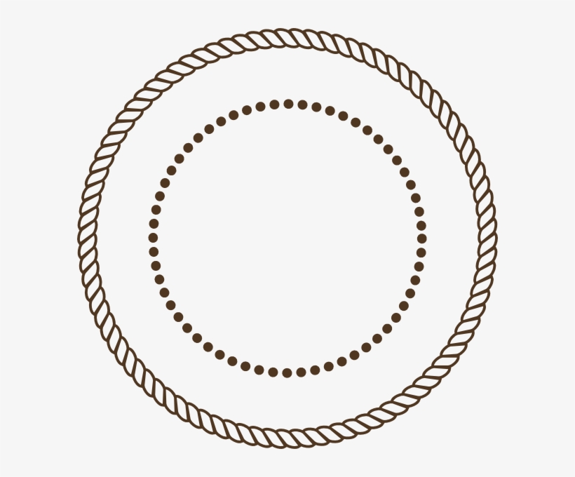 How To Set Use Brown Rope Circle Stamp Svg Vector PNG Image ...