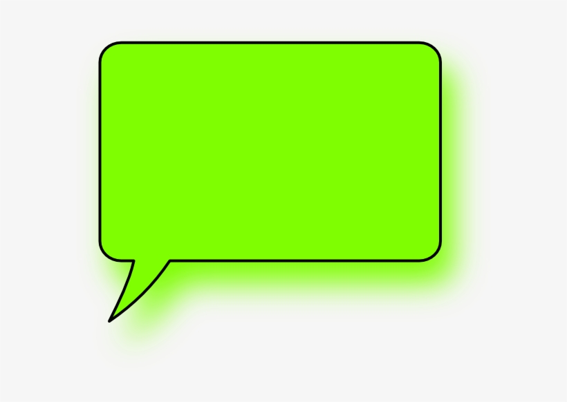 Download Square Speech Bubbles - Green Text Bubble Png | Transparent ...
