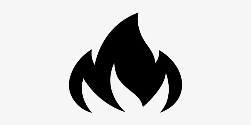 Black Fire Icon Png - Fire Black Symbol Png PNG Image | Transparent PNG ...
