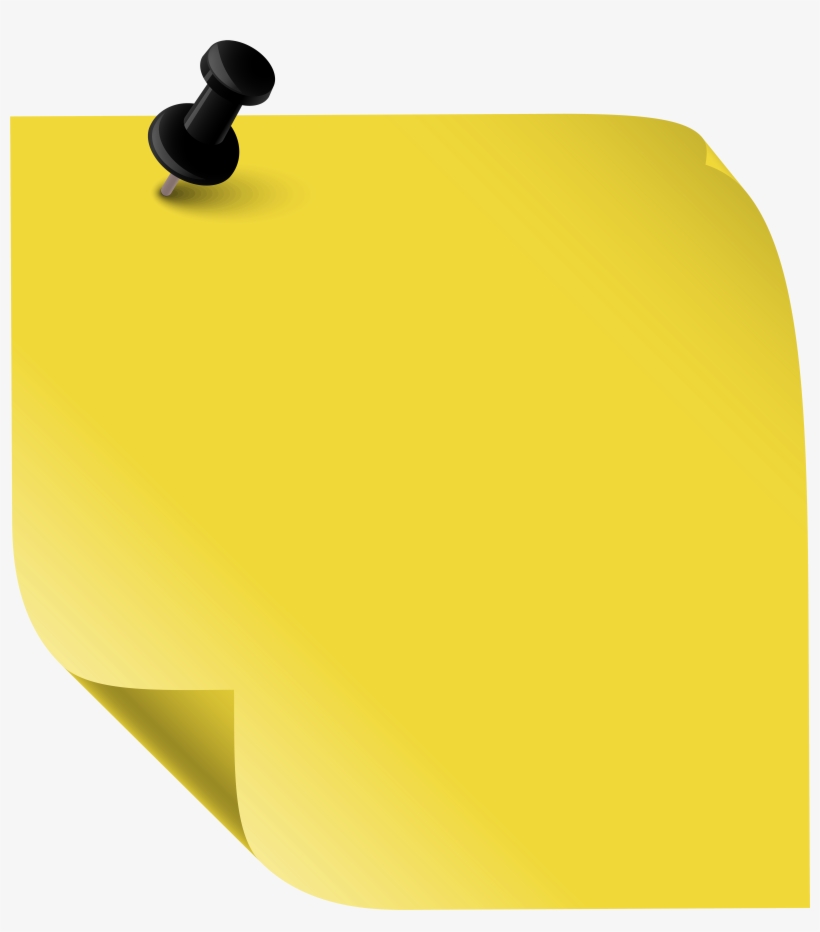 Yellow Notepad Png
