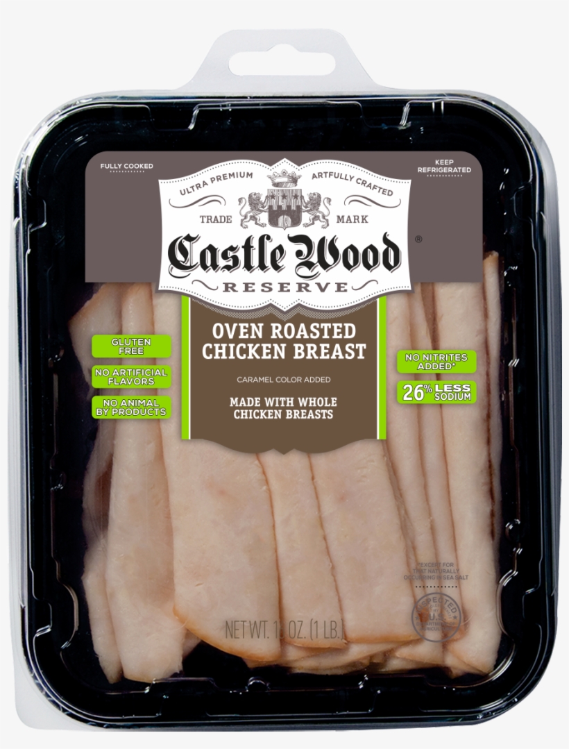 Castle Wood Reserve Sliced Oven Roasted Chicken Breast, - Castle Wood ...