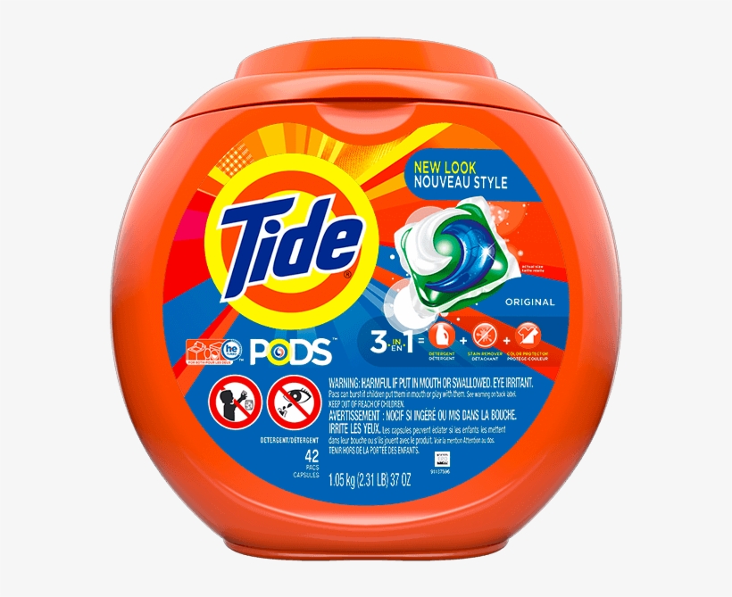 Tide Pods® Laundry Detergent Original Scent - Tide Pods PNG Image ...