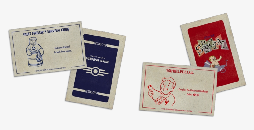 Monopoly Fallout Collector's Edition Cards PNG Image | Transparent PNG ...