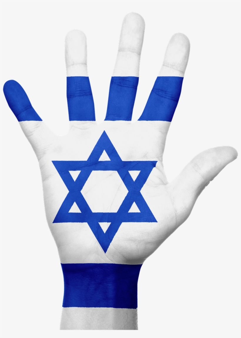 Israel Flag Hand National Png Image - Israel Palestine PNG Image ...