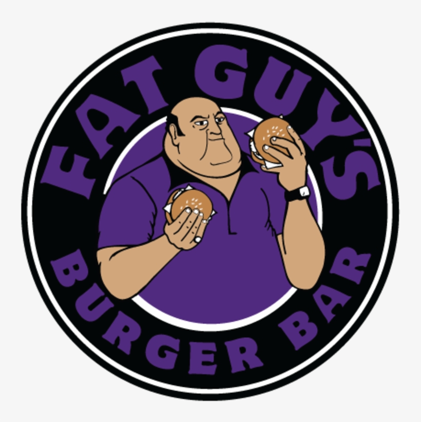 Fat Guy S Burger - Fat Guys Burger Bar Logo PNG Image | Transparent PNG ...