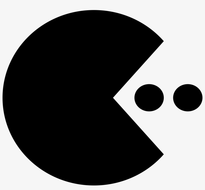 Black And White Pacman PNG Image | Transparent PNG Free Download on SeekPNG