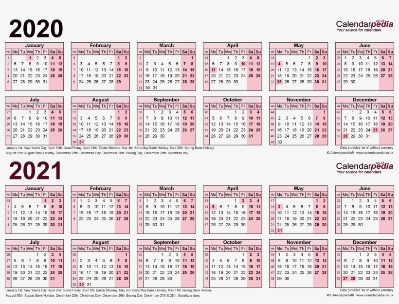 Download 2020 Calendar Png Image Transparent Background - Biweekly ...