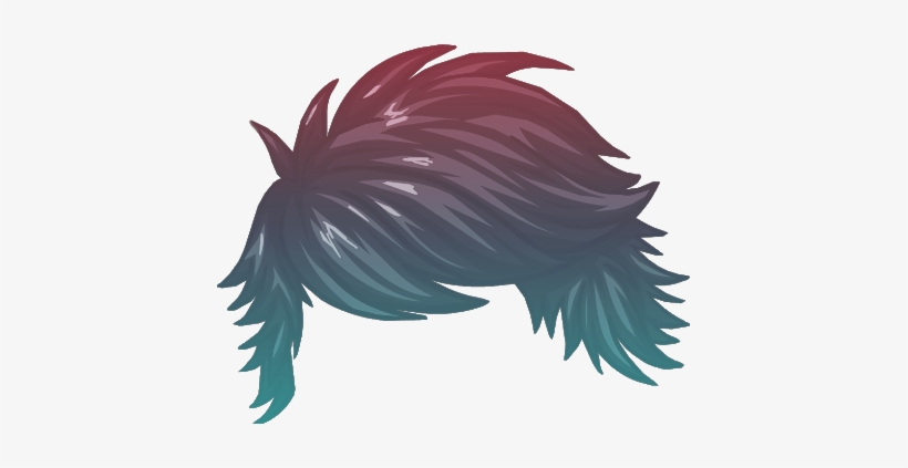Peluca Sticker - Peluca Anime Png PNG Image | Transparent PNG Free ...