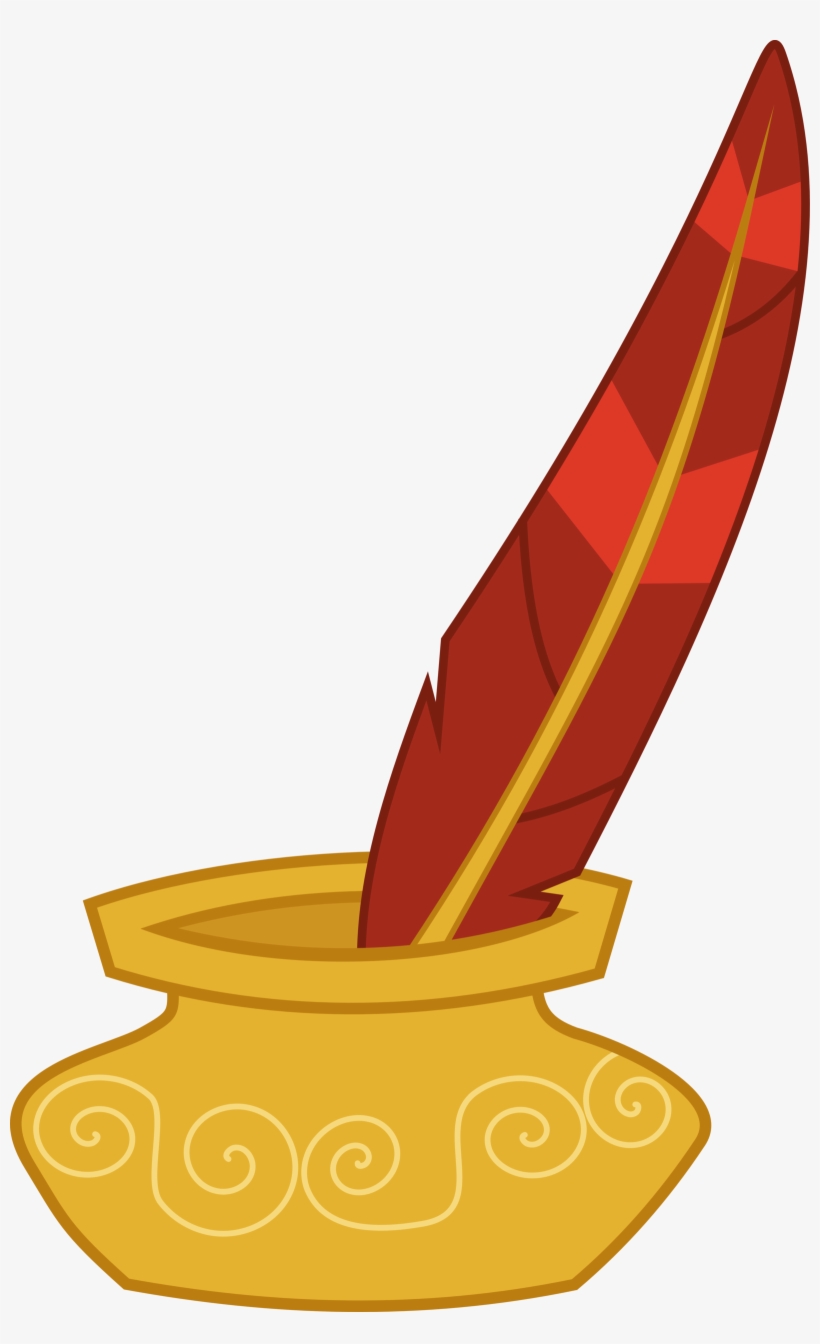 Quill Clipart Mark - Mlp Quill And Ink PNG Image | Transparent PNG Free ...