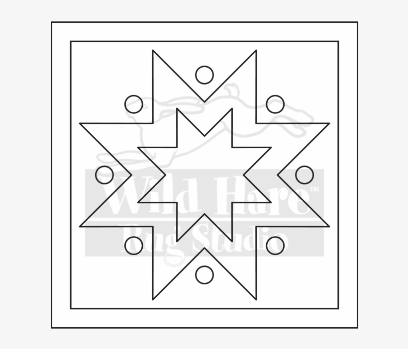 Double Star Rug Pattern - Triangle PNG Image | Transparent PNG Free ...