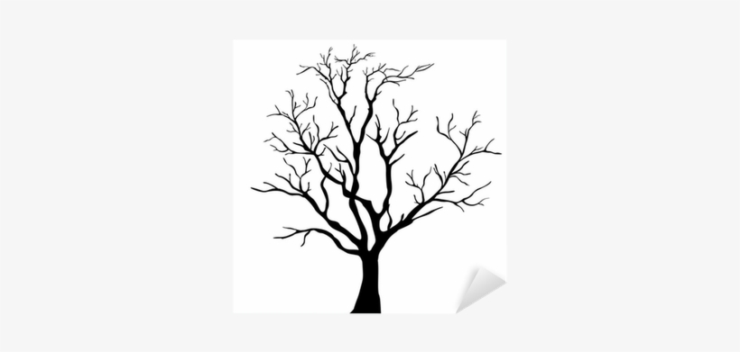 Simple Leafless Tree Outline