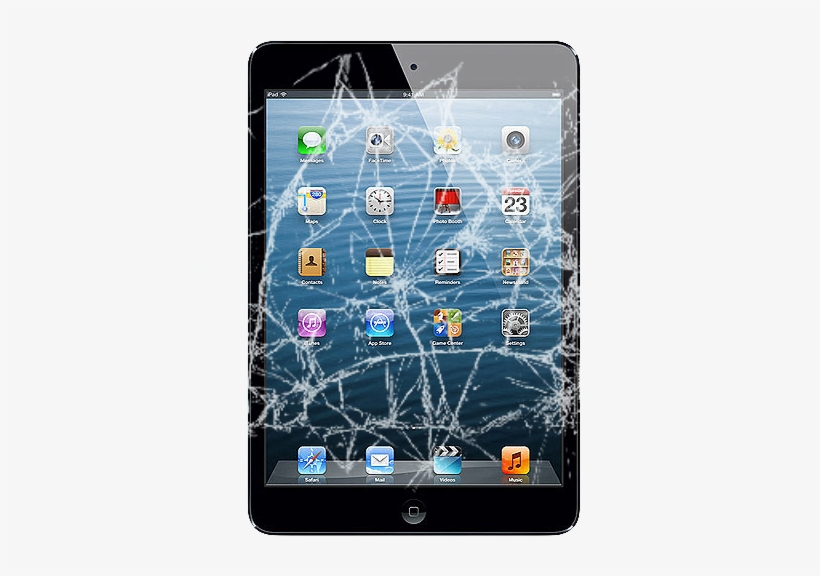 Repairs While You Wait - Ipad Air Broken Screen PNG Image | Transparent ...