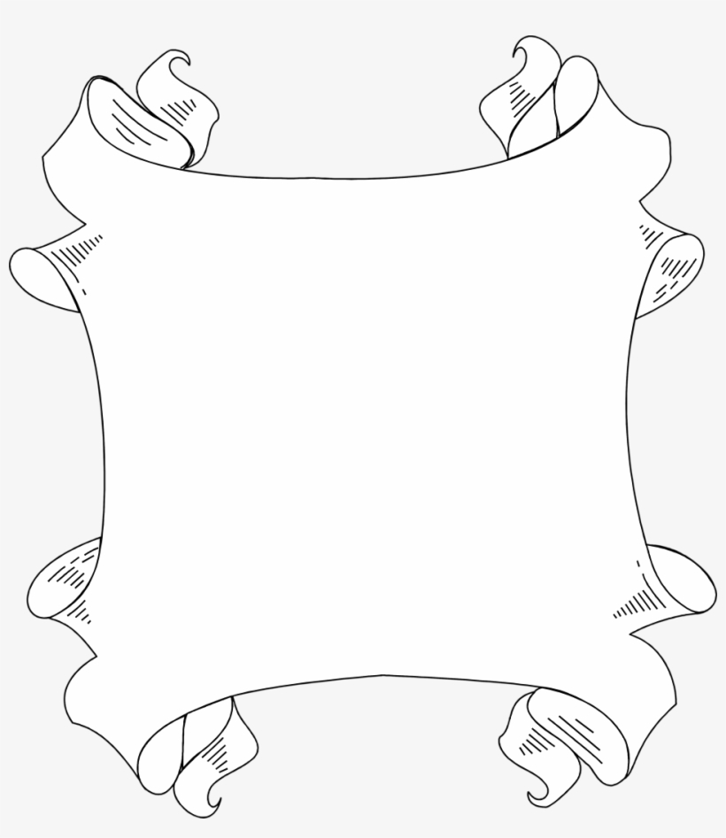 Download White Blank Banner Png - Border Designs For Banners ...