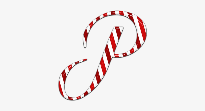 Candycane Letter P Text Candy Png Image - Illustration PNG Image ...