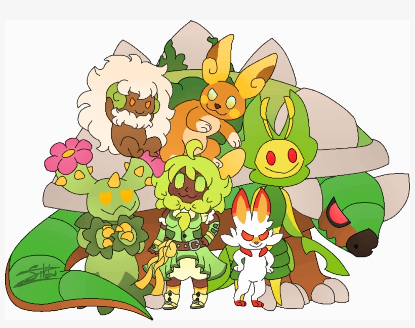 If My Character Mélissa Was In The Pokemon World, She - Cartoon PNG ...