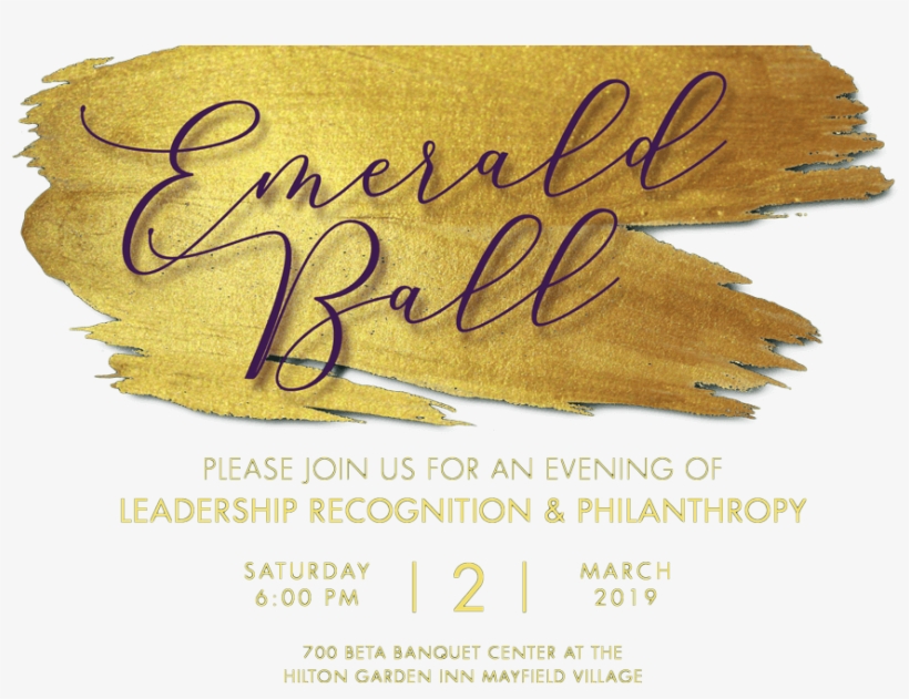 2019 Emerald Ball - Calligraphy PNG Image | Transparent PNG Free ...