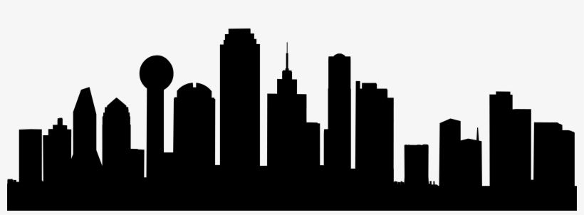 Download Dallas City Skyline Outline | Transparent PNG Download | SeekPNG