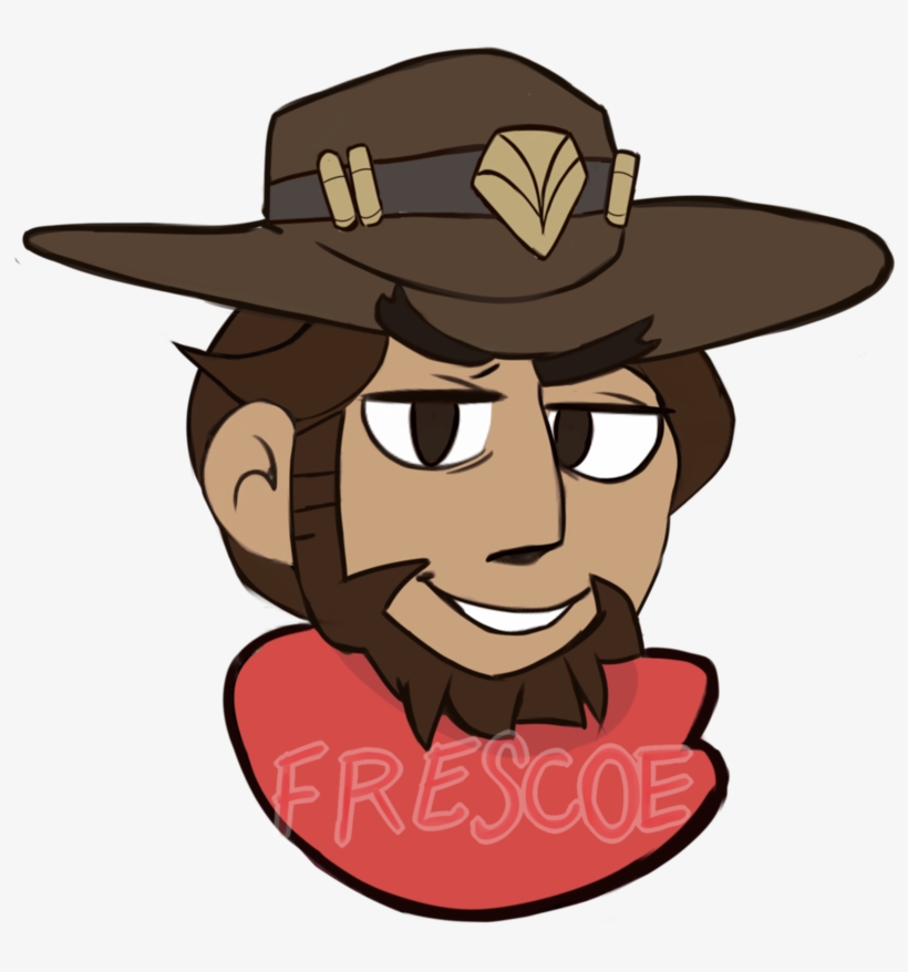 Jesse Mccree By Kinggore - Cartoon PNG Image | Transparent PNG Free ...