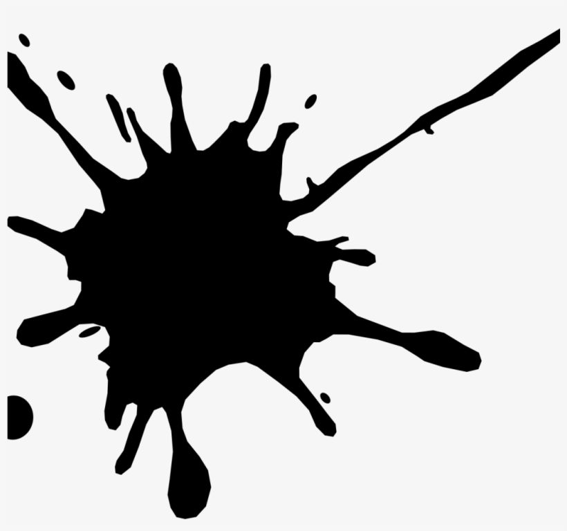 Black Transparent Paint Splatters PNG Image | Transparent PNG Free ...