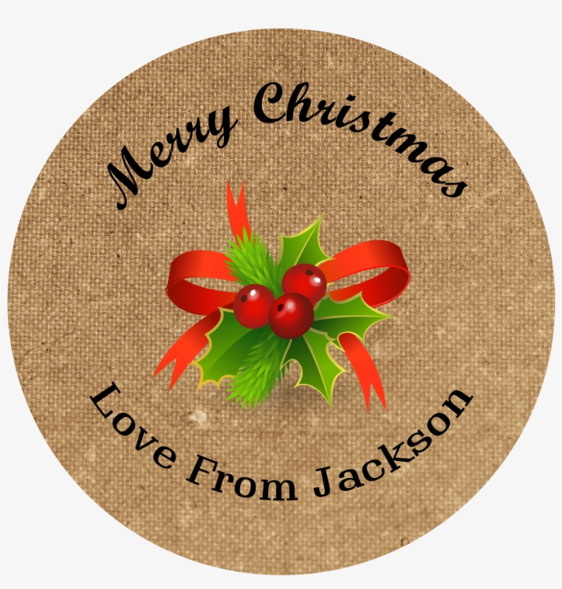 Download 5 Of 8 Personalised Christmas Stickers Name Labels - Christmas ...
