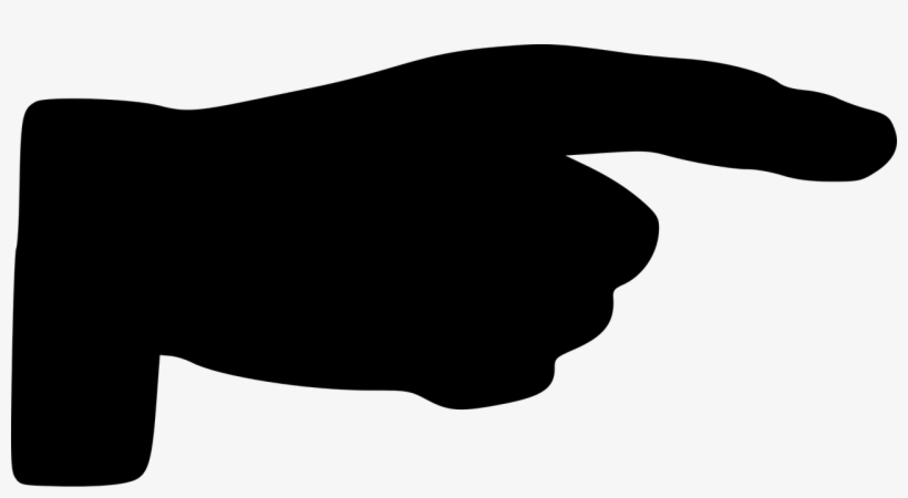 Hand Finger Point Pointing Png Image - Pointing Finger Silhouette No ...