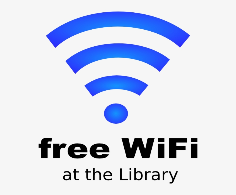 Free Wifi At The Library Svg Clip Arts 552 X 598 Px - Free Wifi Sign ...
