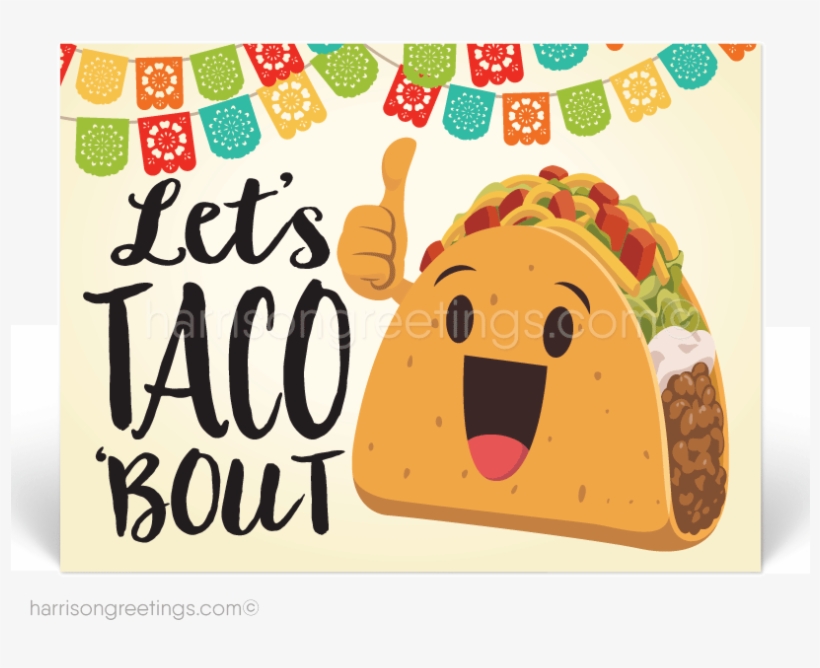 Funny Thank You Postcards For Customers - Lets Taco Bout How Awesome ...