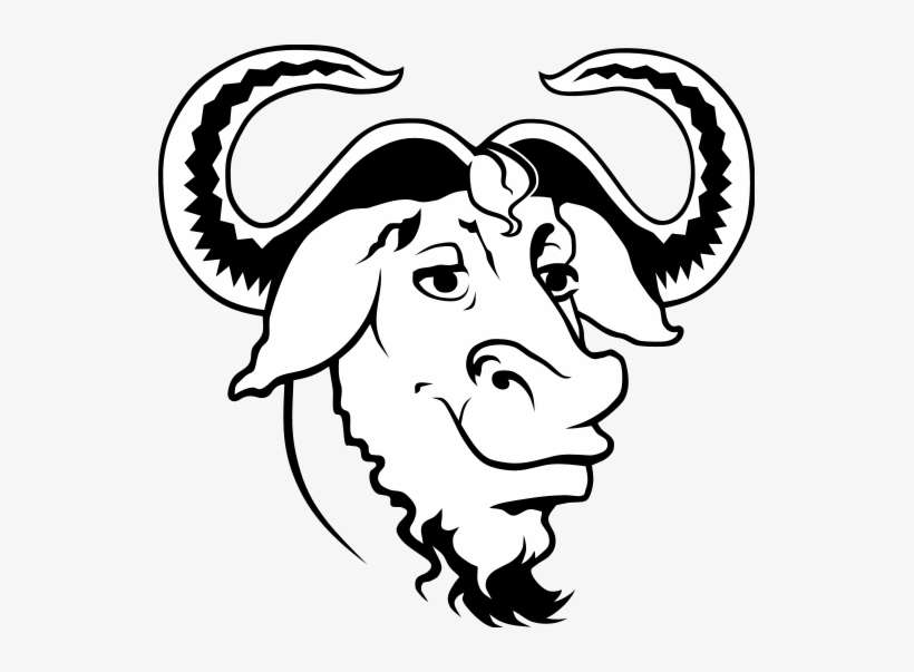 Heckert Gnu White - Gnu Logo Png PNG Image | Transparent PNG Free ...
