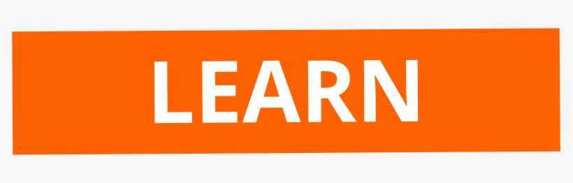 Learn Button - Orange Flat Button Png PNG Image | Transparent PNG Free ...