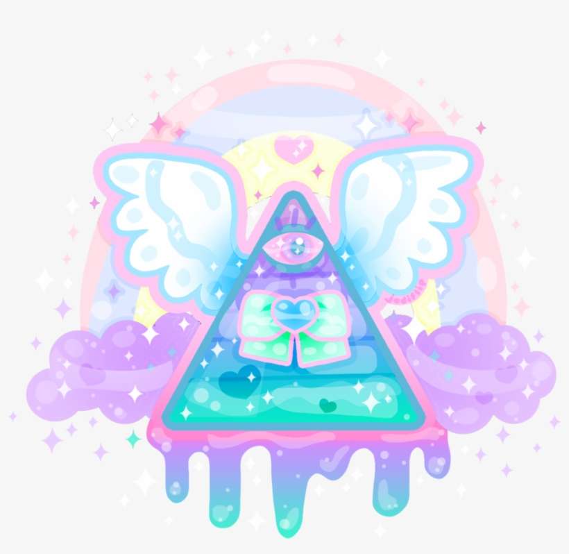 Third Eye Kawaii By Missjediflip - Pastel Illuminati PNG Image ...