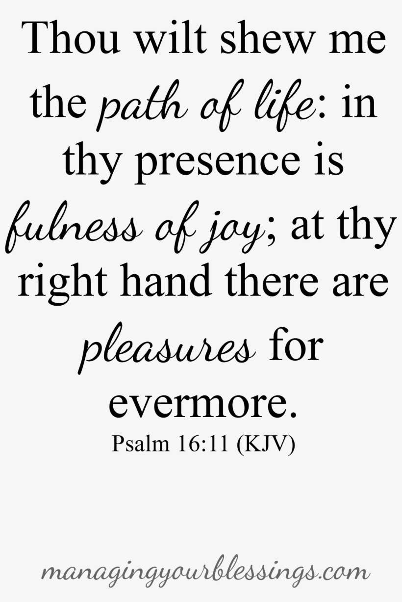 Download Scripture Memorization, Scripture Verses, Psalm 16, - Quotes ...