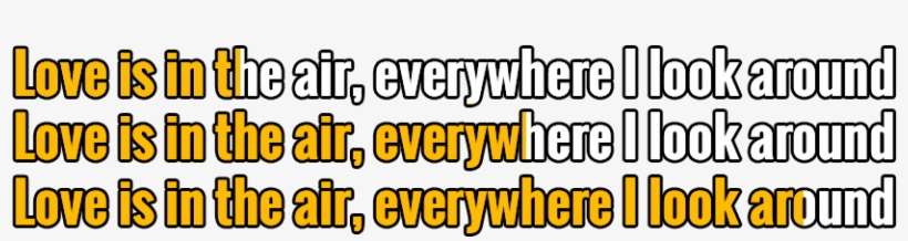 Coloreado Letra Karaoke - Letra De Canciones Karaoke PNG Image ...