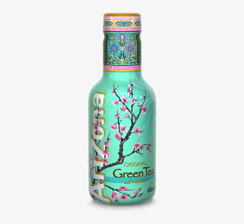Arizona - Arizona Green Tea With Honey Ice Tea 500ml PNG Image ...