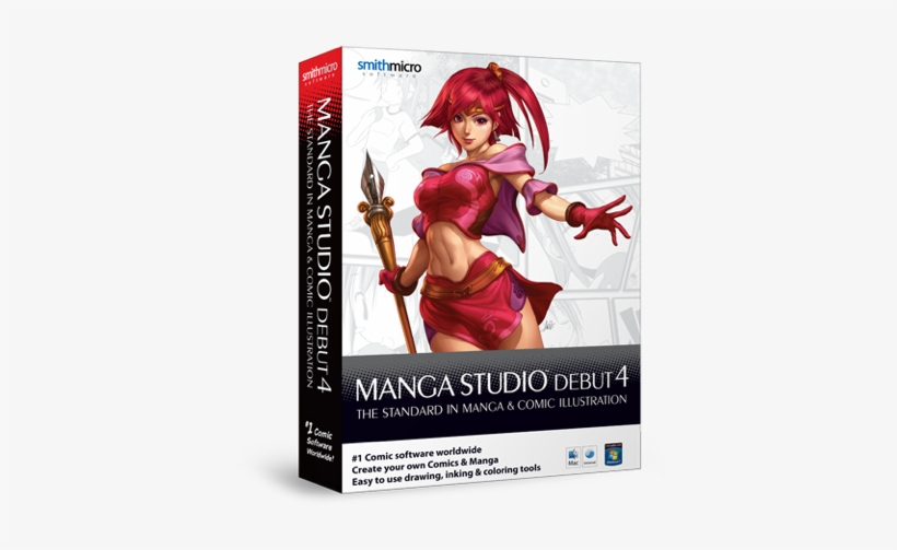 Stunning, Ready To Publish Manga And Comics - Manga Studio Debut 4 PNG Image | Transparent PNG ...