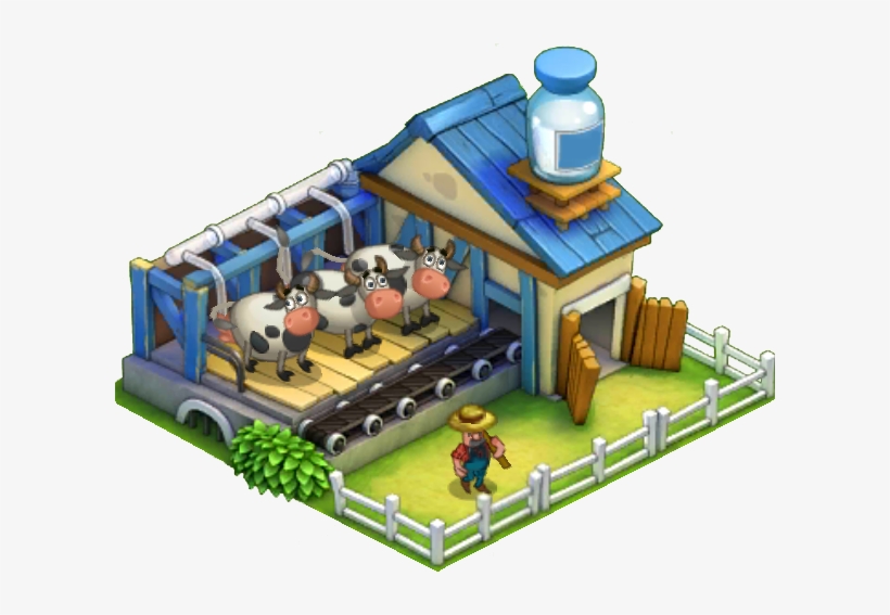 Cow Shed Clipart