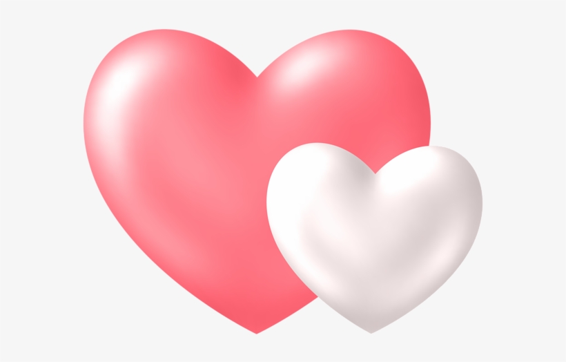 Two Hearts Transparent Png Clip Art Image - Two Hearts Pics Png PNG ...