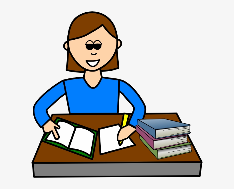 Free Clip Art Woman Writing Clipart